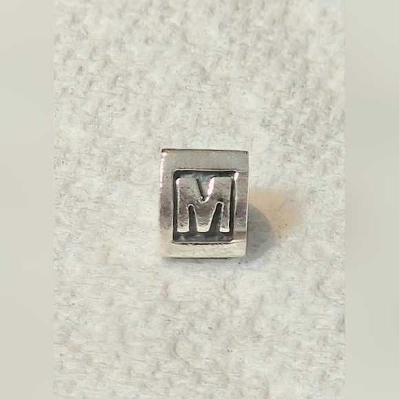 Pandora | Jewelry | Pandora Letter M Initial Charm | Poshmark
